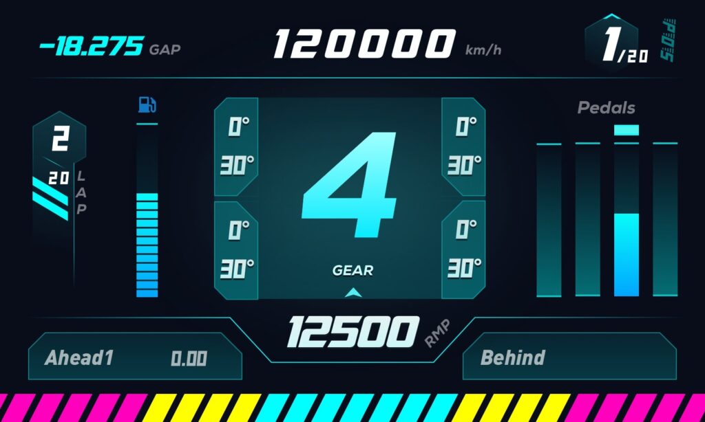 RM High-Definition Digital Dashboard – Axon Simulator